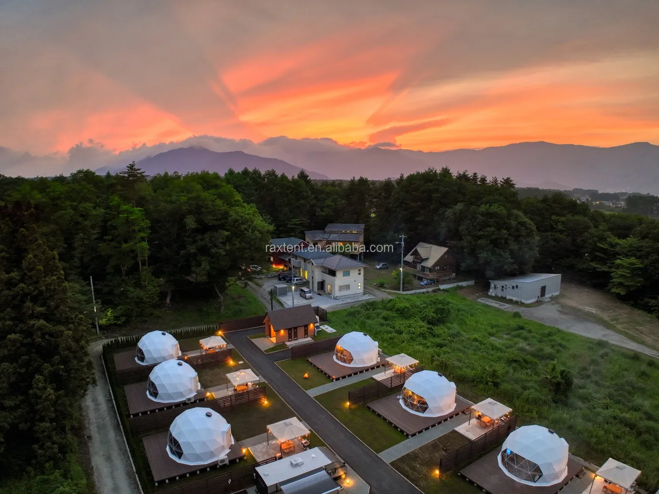 6m Geo Dome For Glamping Dome House With Bathroom Best Sell In Japan ...