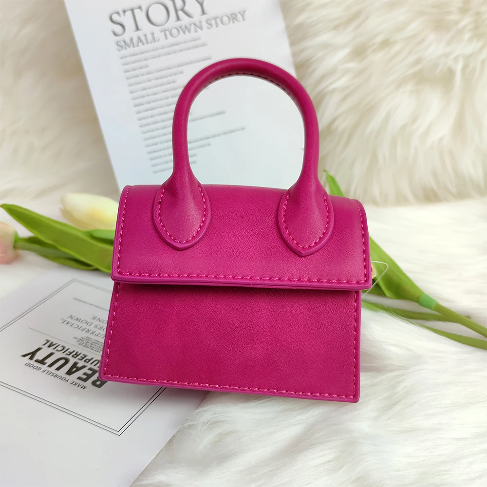 2022 Newest Mini Box Purse Trendy Small Square Cute Kid Purses And ...