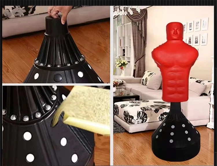 Human Shaped Standing Sandbag Punching Bag - Virtual Boxing Bag