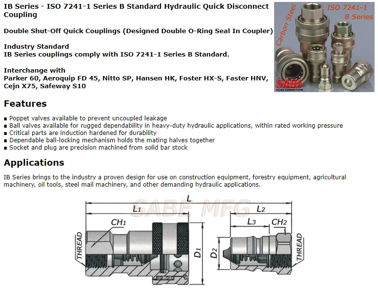 Hydraulic Pump Quick Connectors Joint Kit Hydraulic Quick Hose Coupler ...