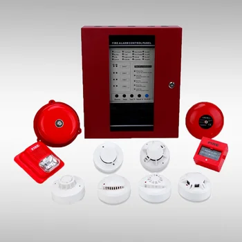 New Fire Alarm Panel System Accept 2/4 Wire Smoke Detector Fire Alarm ...