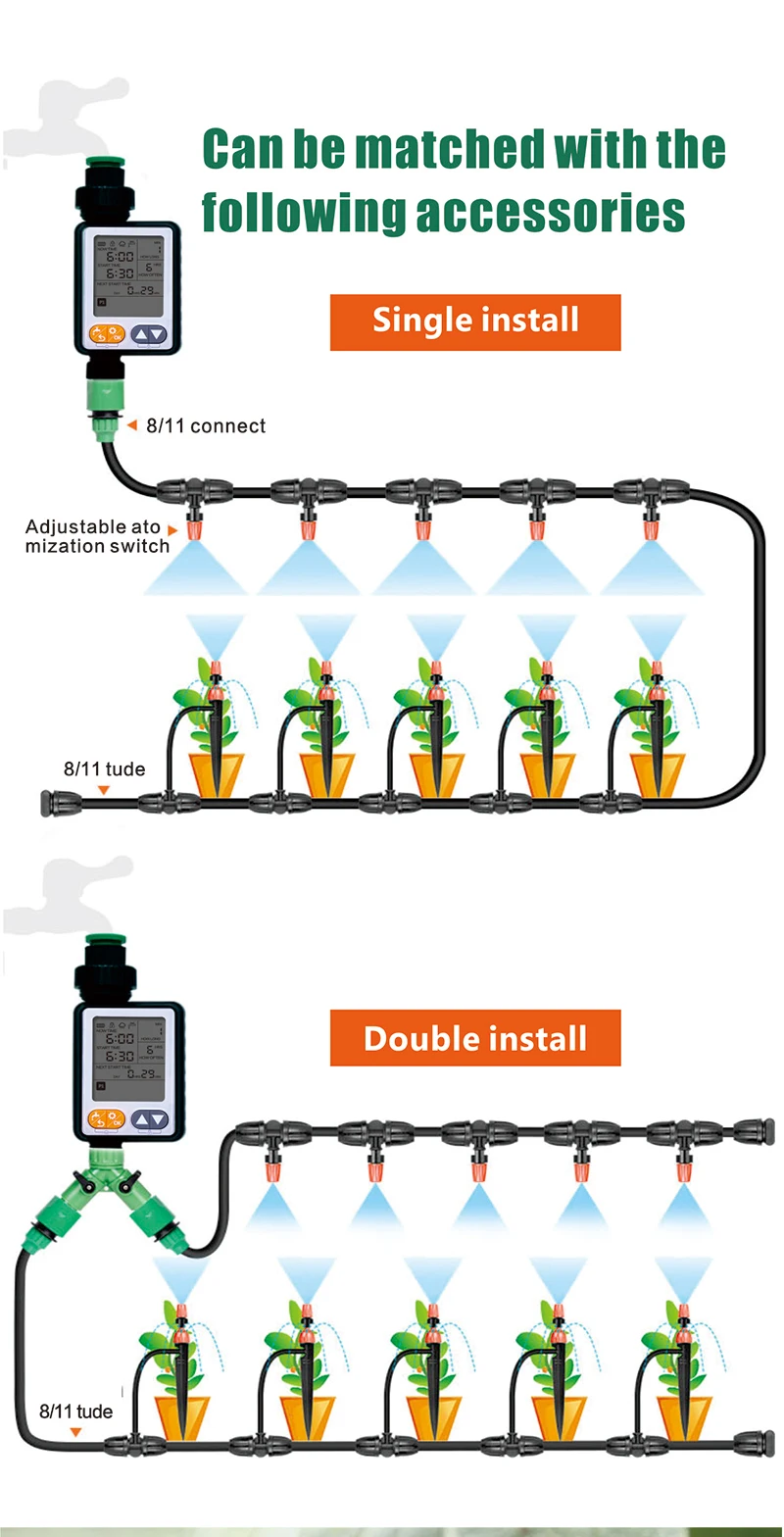 Wholesale Smart 30m Dripping Garden Spray Water Timer Sprinkler Drip ...