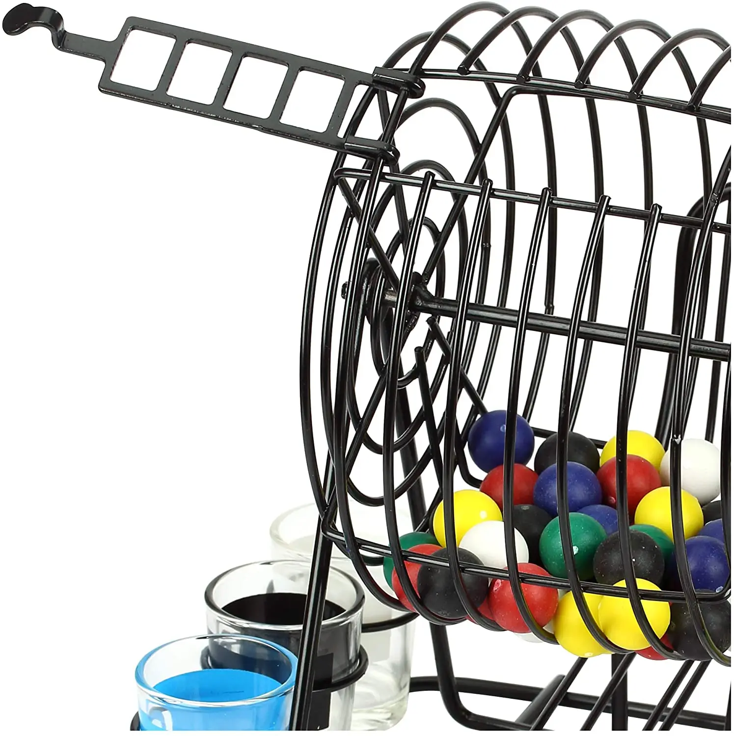 6 Different Color Shot Glass - Lucky Bingo Shot Game