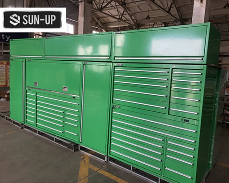 Heavy Duty Tool Stainless Steel Tool Cabinet Workbench Combined Metal ...
