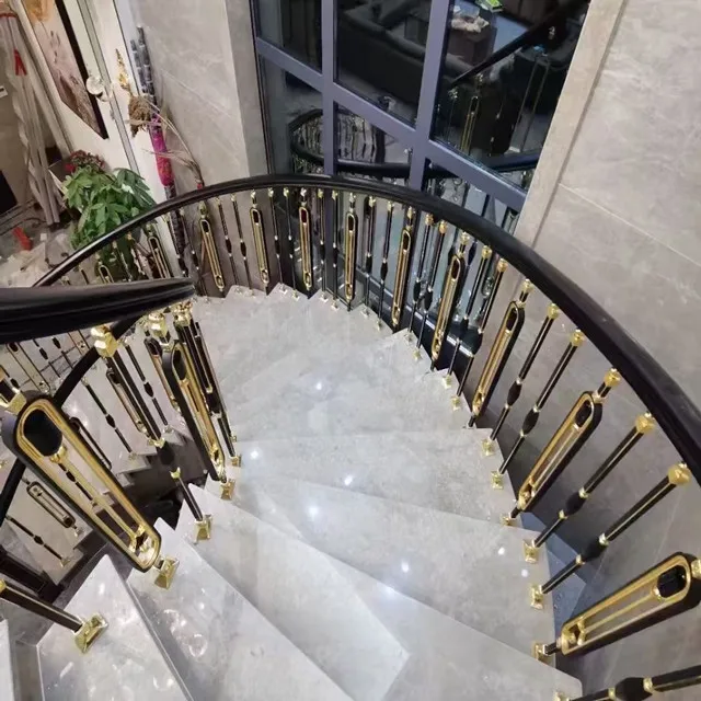 Wholesale Interior Luxury Modern Marble Balustrades Railing Handrails ...