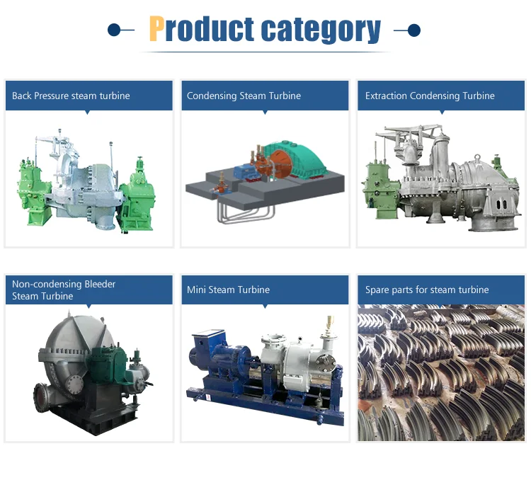 10KW Small Condensing Steam Turbine - DTEC N0.01-1.7