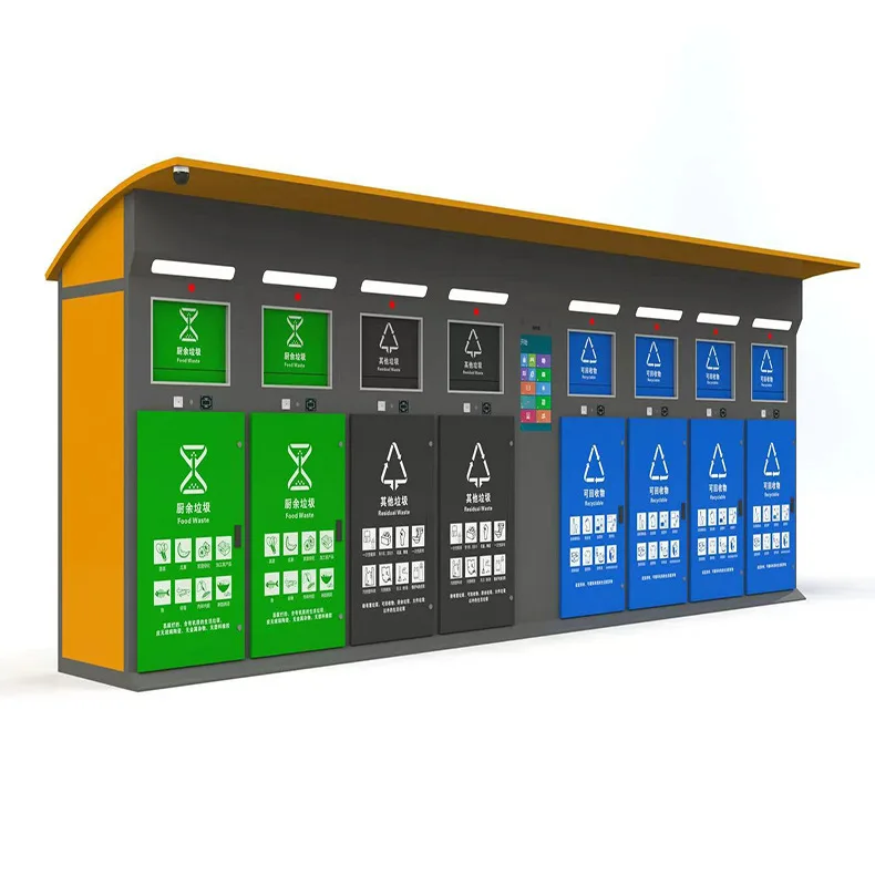 Factory Customised Outdoor Smart Waste Collector,Large Smart Waste Bins ...