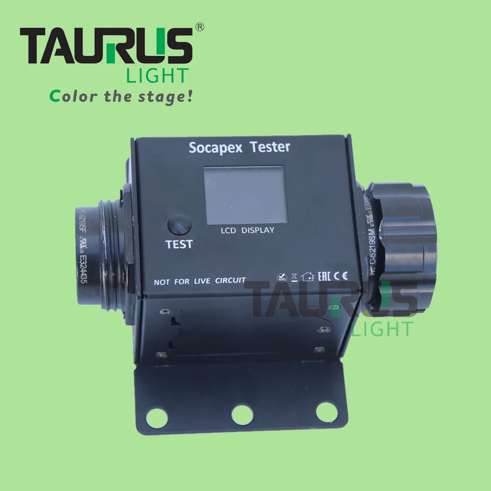 Multipin 19 Pin Black Socapex Tester Power Male Plug Female For Stage ...