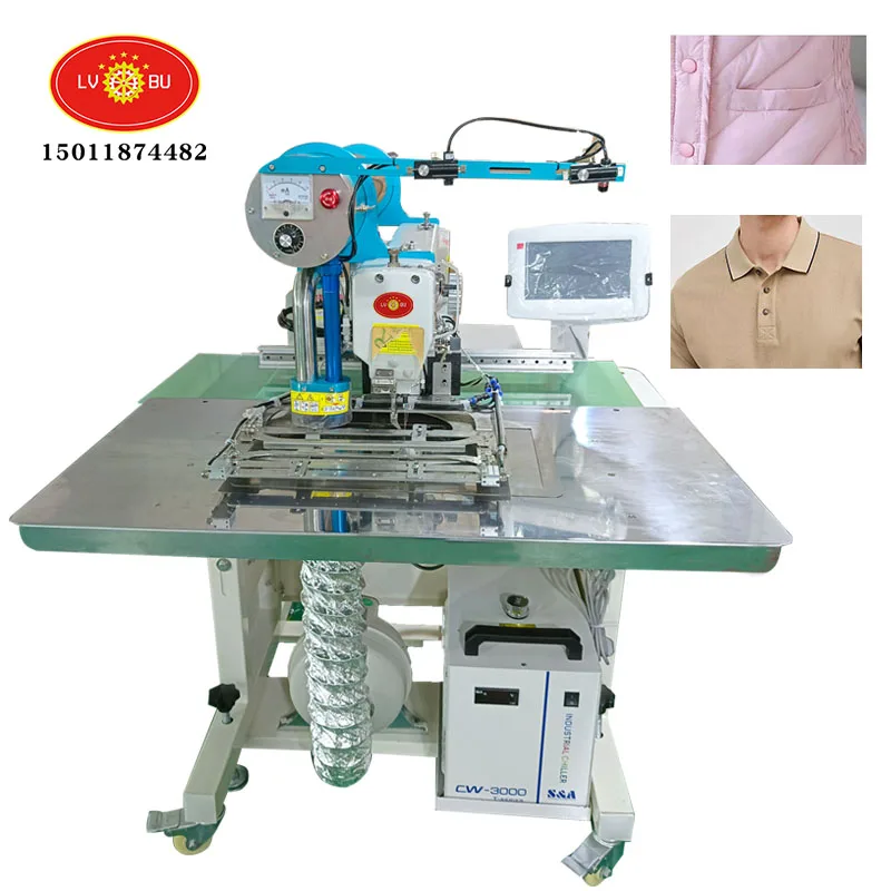Lvbu-3520-jg Industrial Automatic Pocket Sewing Machine