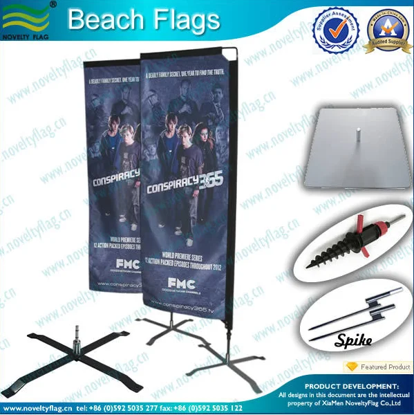 Outdoor Telescopic Giant Flag Banner Stand - 5m Aluminum Pole