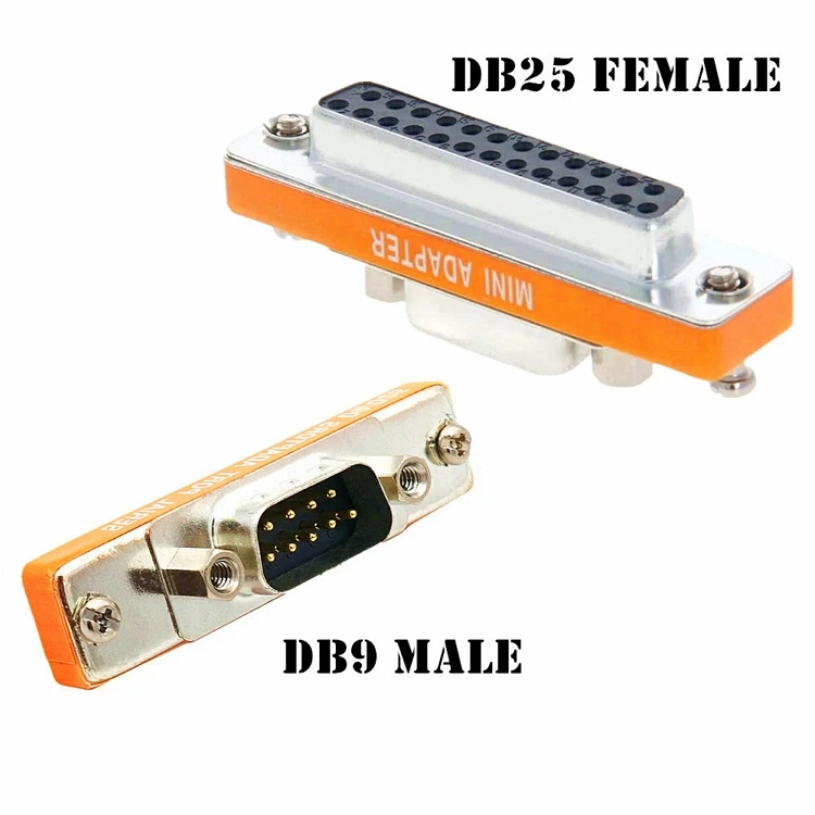 Db9 Male To Db25 Female Rs232 Serial Adapter - Buy Db9 Male To Db25 ...