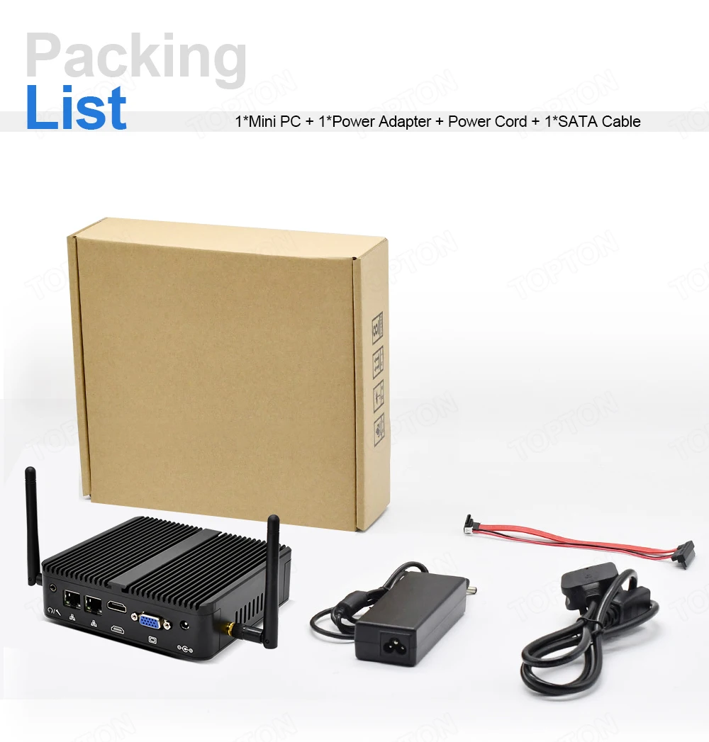 12th Gen Fanless Mini Pc Alder Lake N100 Quad Core Dual Lan 2*com Nvme ...