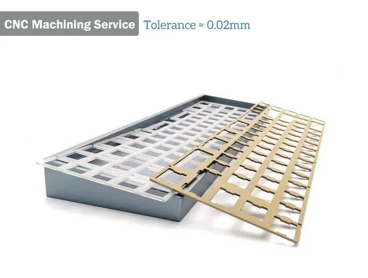 Aluminum Custom Machined Keyboard Case Anodized Pvd Cnc Machining ...