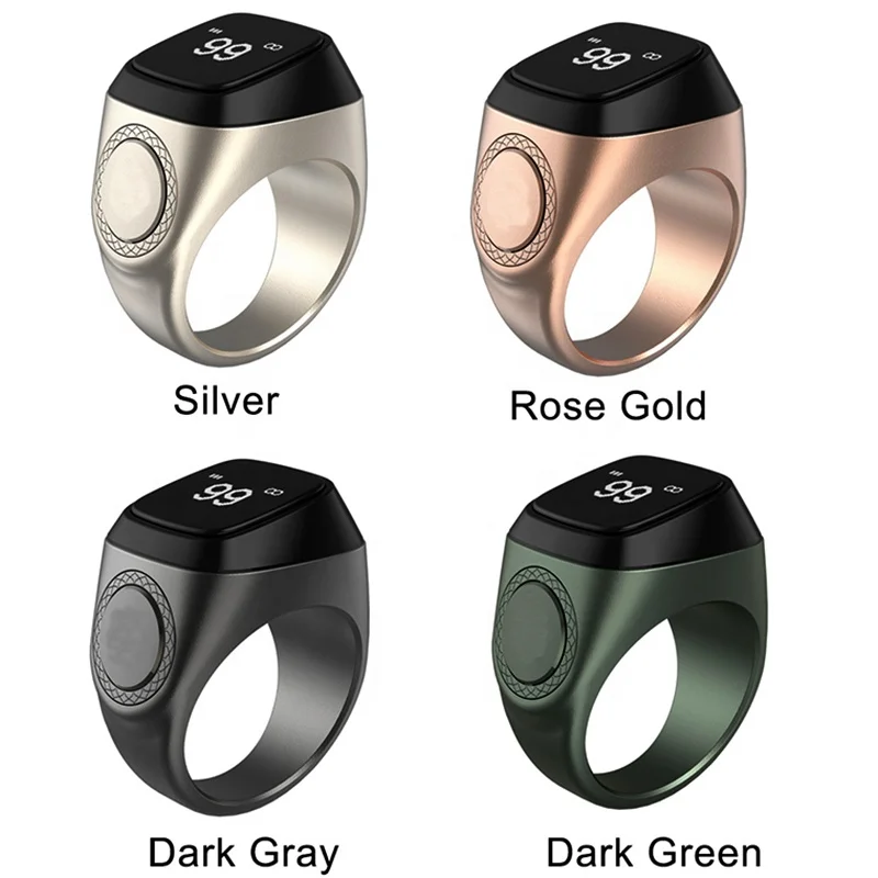Iqibla Smart Finger Digital Counter - Muslim Men Zikr Ring