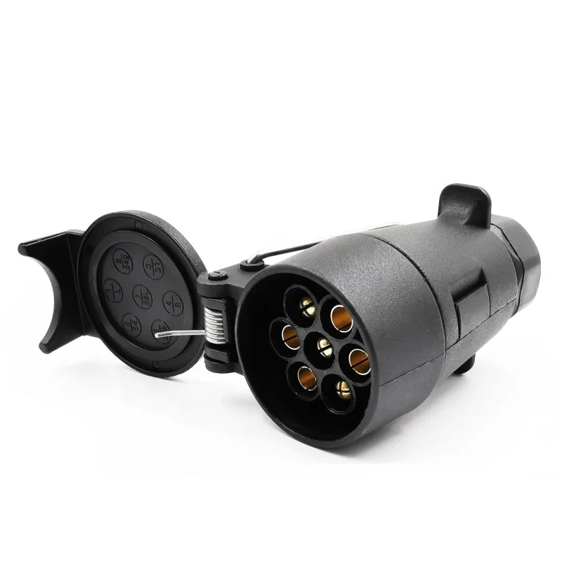 12v 13 Pin Plastic Trailer Plug Socket Wiring Connector Adapter For ...