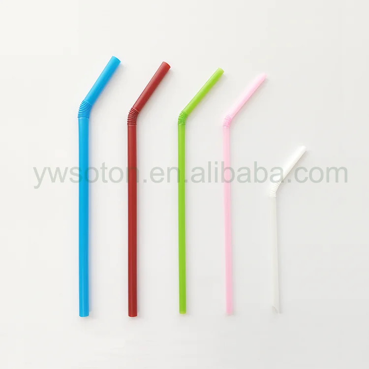 12mm Straw Drink Disposable Bubble Tea Straw Individual Packed ...