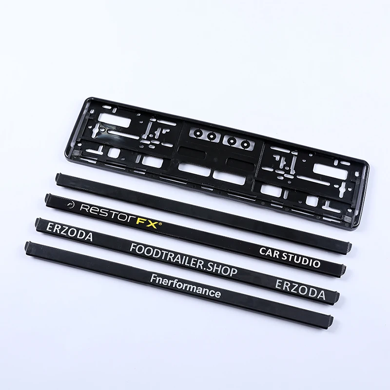 Custom Logo Printed Plastic Car Plate Holders - Wholesale