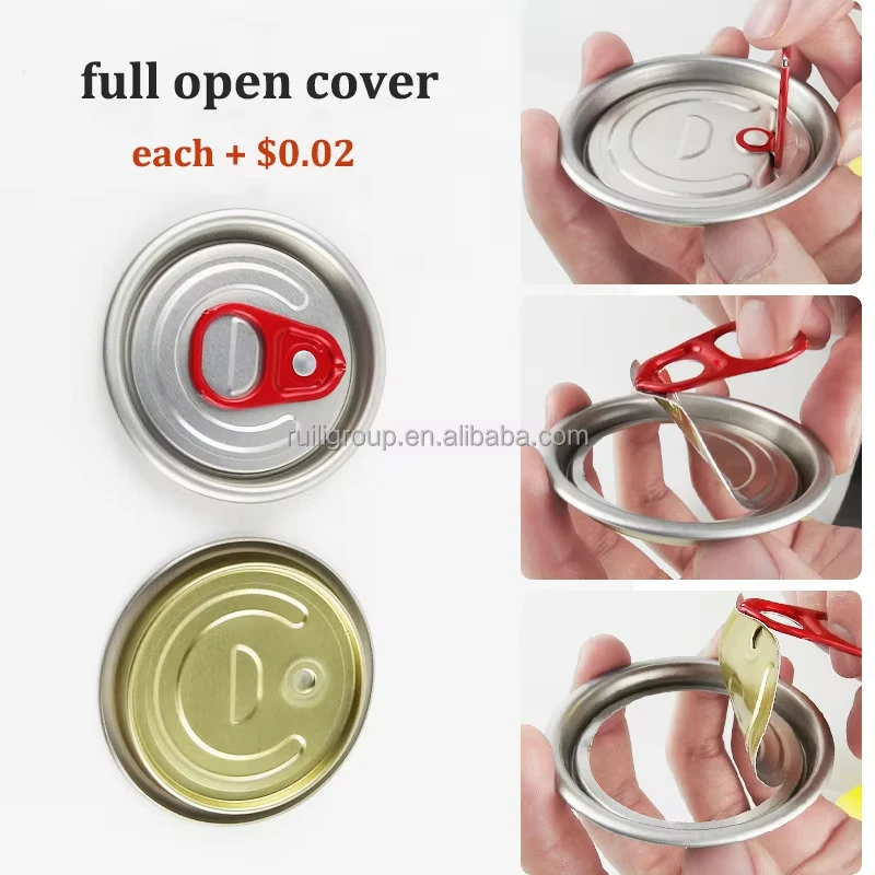 Custom Logo PET Cans - Durable & Clear Plastic Solutions