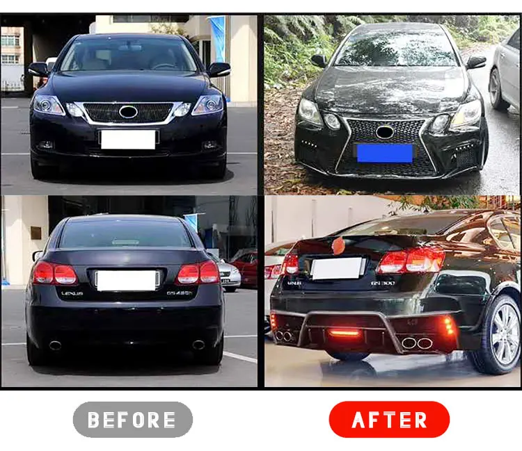 Car Bumpers for Lexus GS300 GS350 - 2004-2011 Body Kit