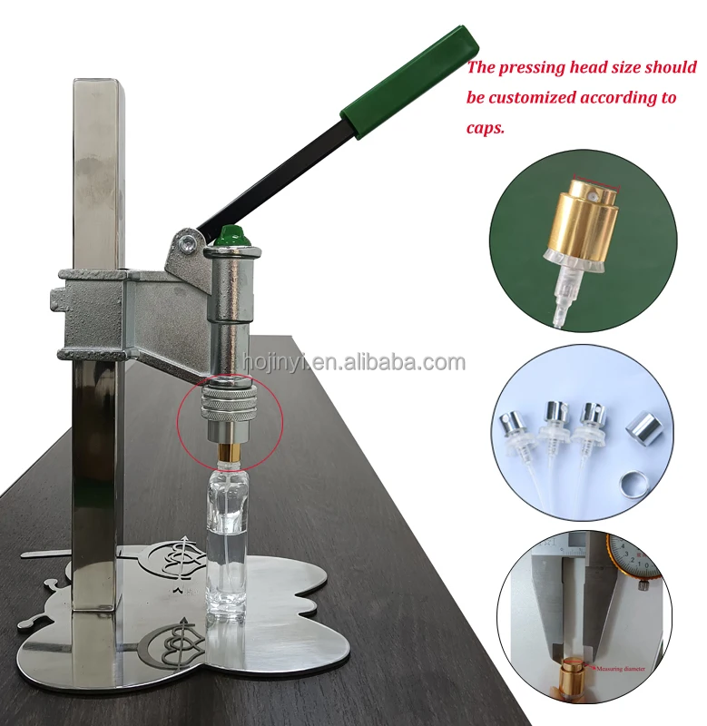 13mm 15mm 18mm 20mm Perfume Bottle Capping Machine Manual Crimping Tool ...