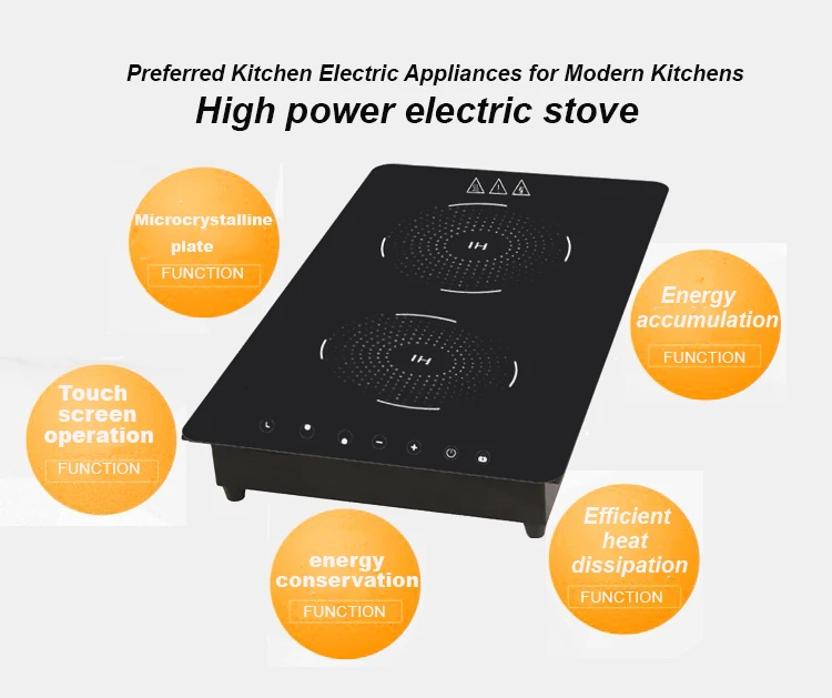 Smart Stove Vertical Double Burner - Induction Hob Cooker