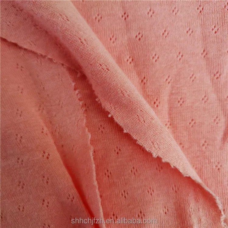 Cotton Pointelle Rib Tubular Pointelle Fabric - Buy Cotton Pointelle ...