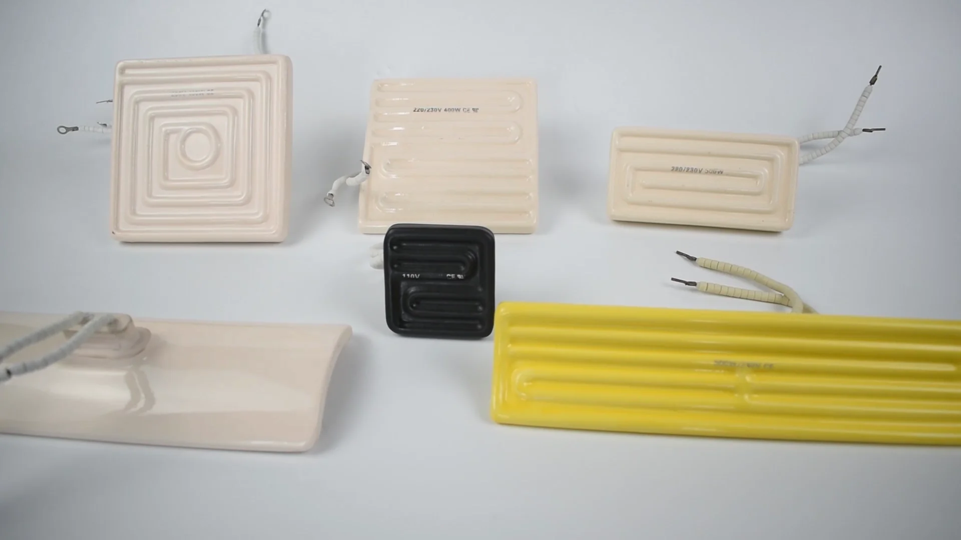 220v 200w 300w 400w 500w 650w Ir Ceramic Infrared Heater Plate Heating ...