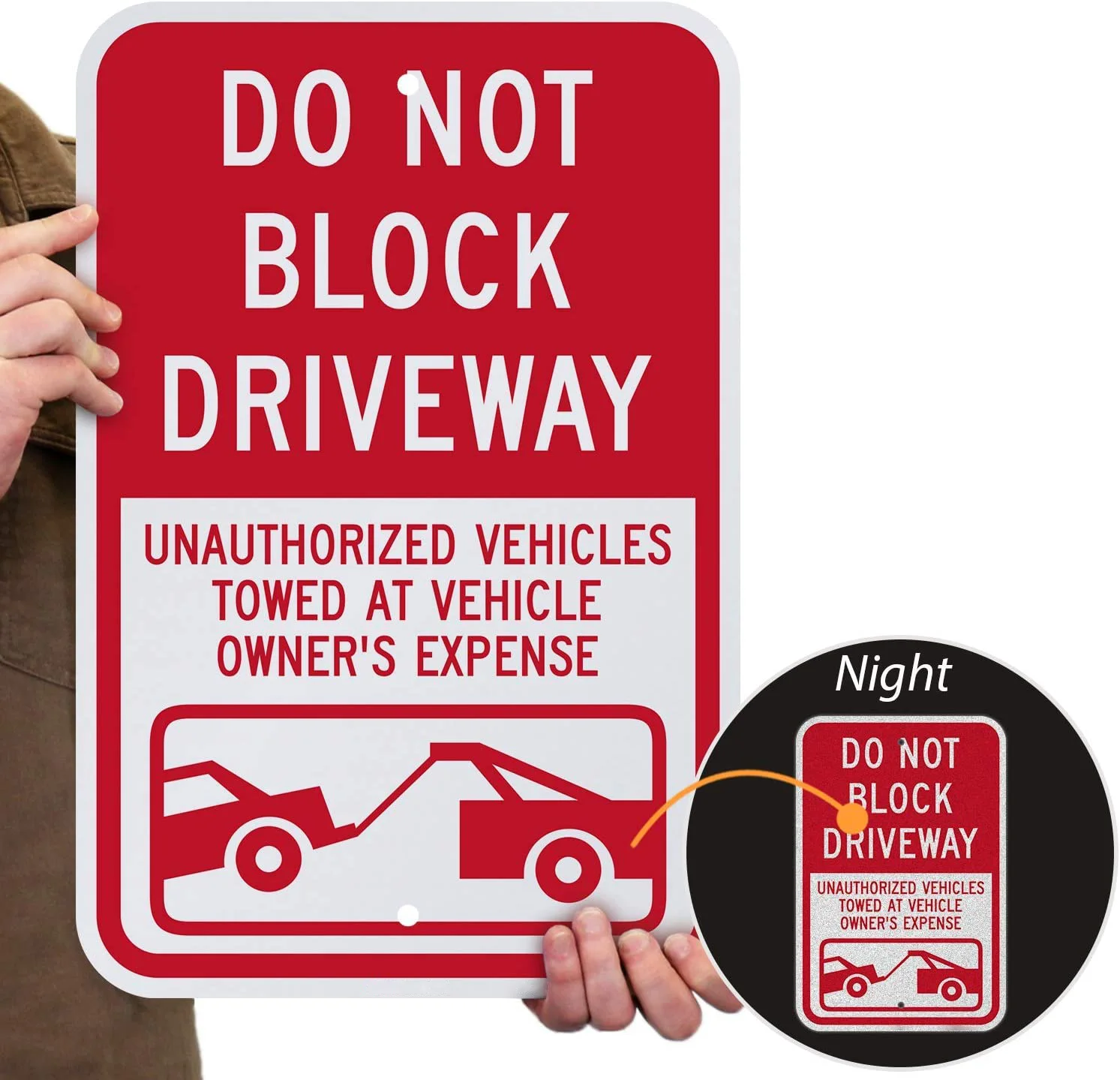Benmu High Quality Red-white Reflective Aluminum Warning Signs-do Not ...