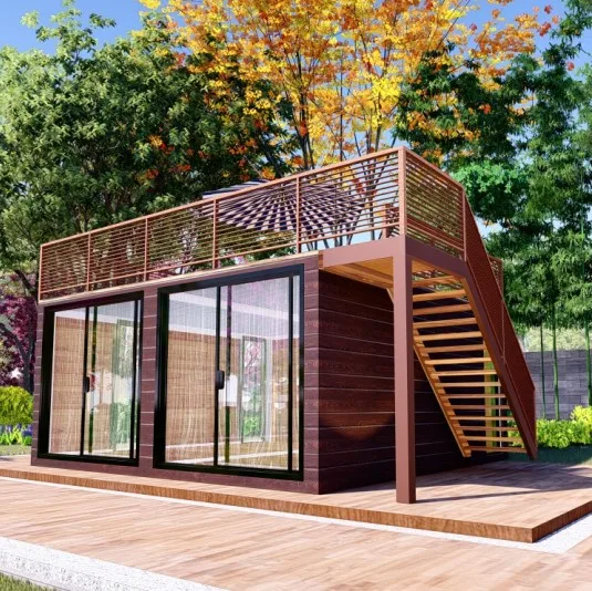 Bungalow Bali Pre Fab House Container Cabin Prefabricated - Buy ...