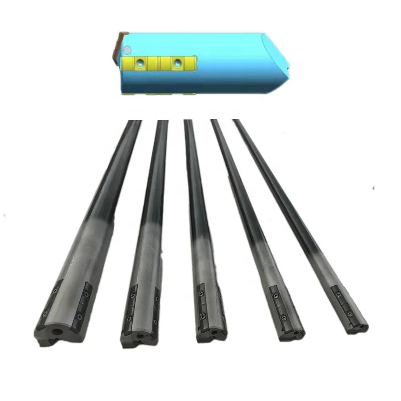 Deep Big Hole Drilling Machine With Four Guide Pads Indexable Blade ...