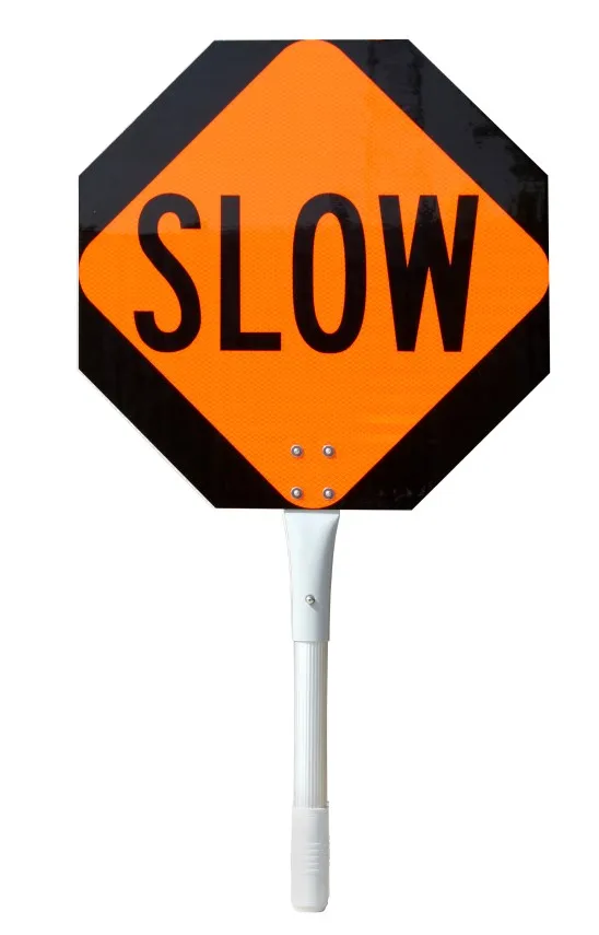 Reflective Octagon Stop Sign Paddle with Galvanized Handle ...