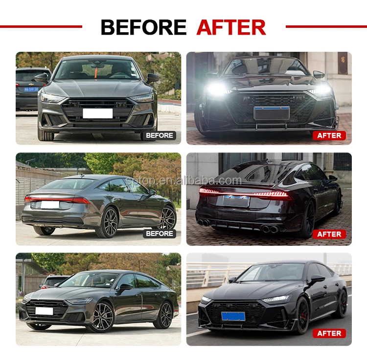 Carbon Fiber Rear Wing Spoiler For Audi A7 Rs7 2019-2022 - Buy Body ...