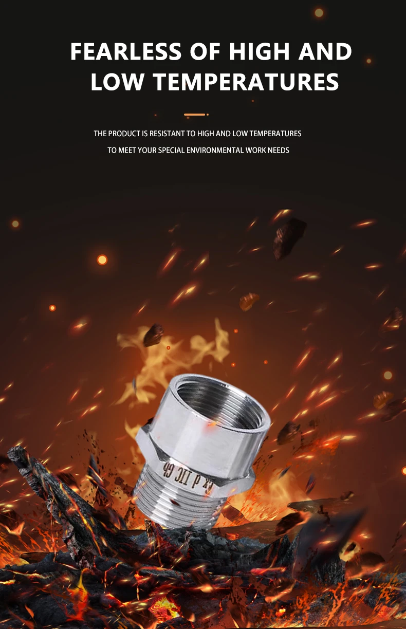 Explosion-proof Joint Stainless Steel Hexagonal External Thread Nut ...