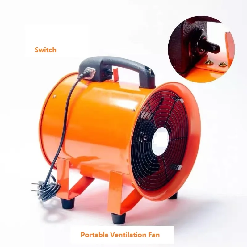 12" Portable High-Speed Metal Ventilation Blower - Free Standing