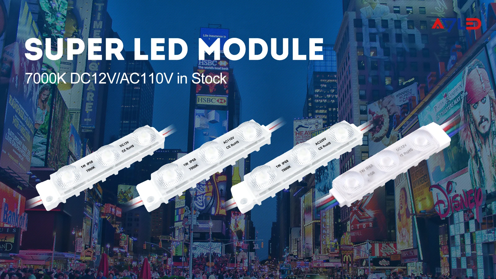 1W Super Module With 175 Beam Angle White LED SMD Light IP68 DC 12V 24V for Advertising and ...