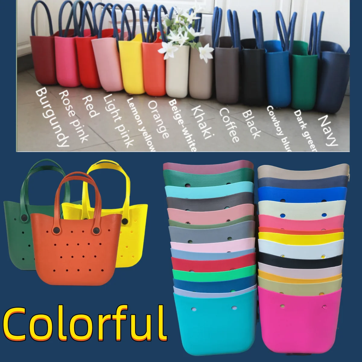High Quality O Rubber Bag Silicone Tote Bag - All Seasons