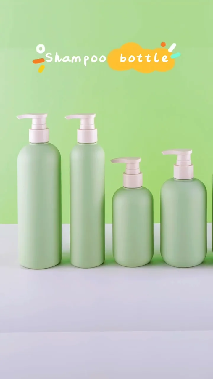 Luxury Eco Pcr Shampoo Packaging 200ml 250ml 500ml Plastic Recycled ...