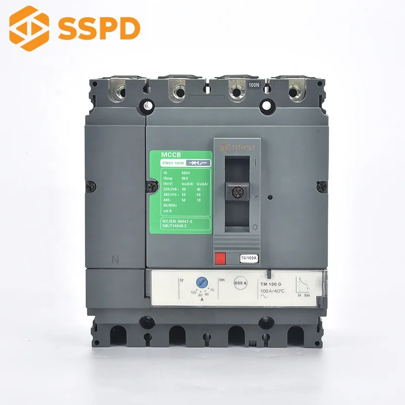 Sspd Mccb Cnsv 100a 4p Suitability For Isolation Schneider Electrical ...