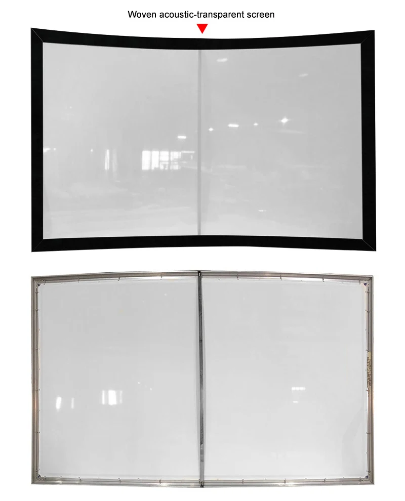 180" Curved Fixed Frame Projector Screen - Future Technology