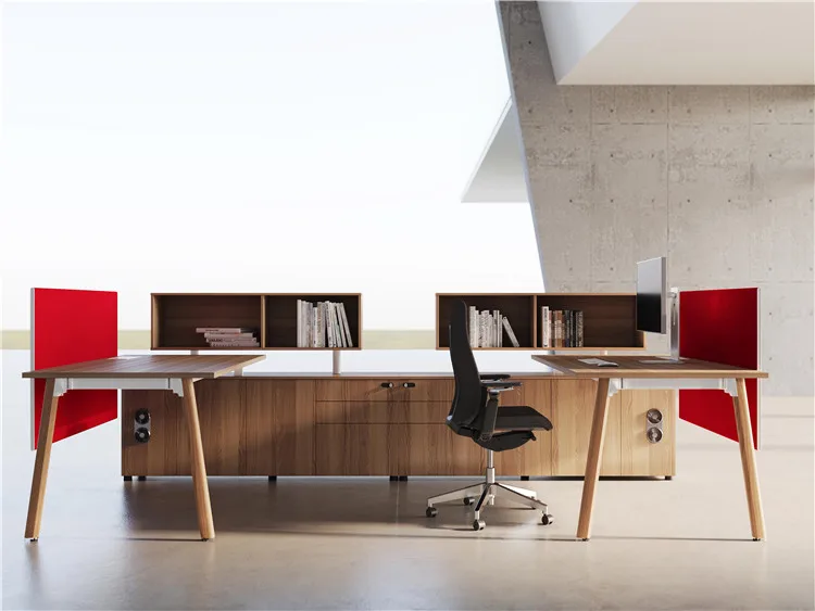 Modern Multiple Office Meeting Room Partition Screen Staffs Table Work ...