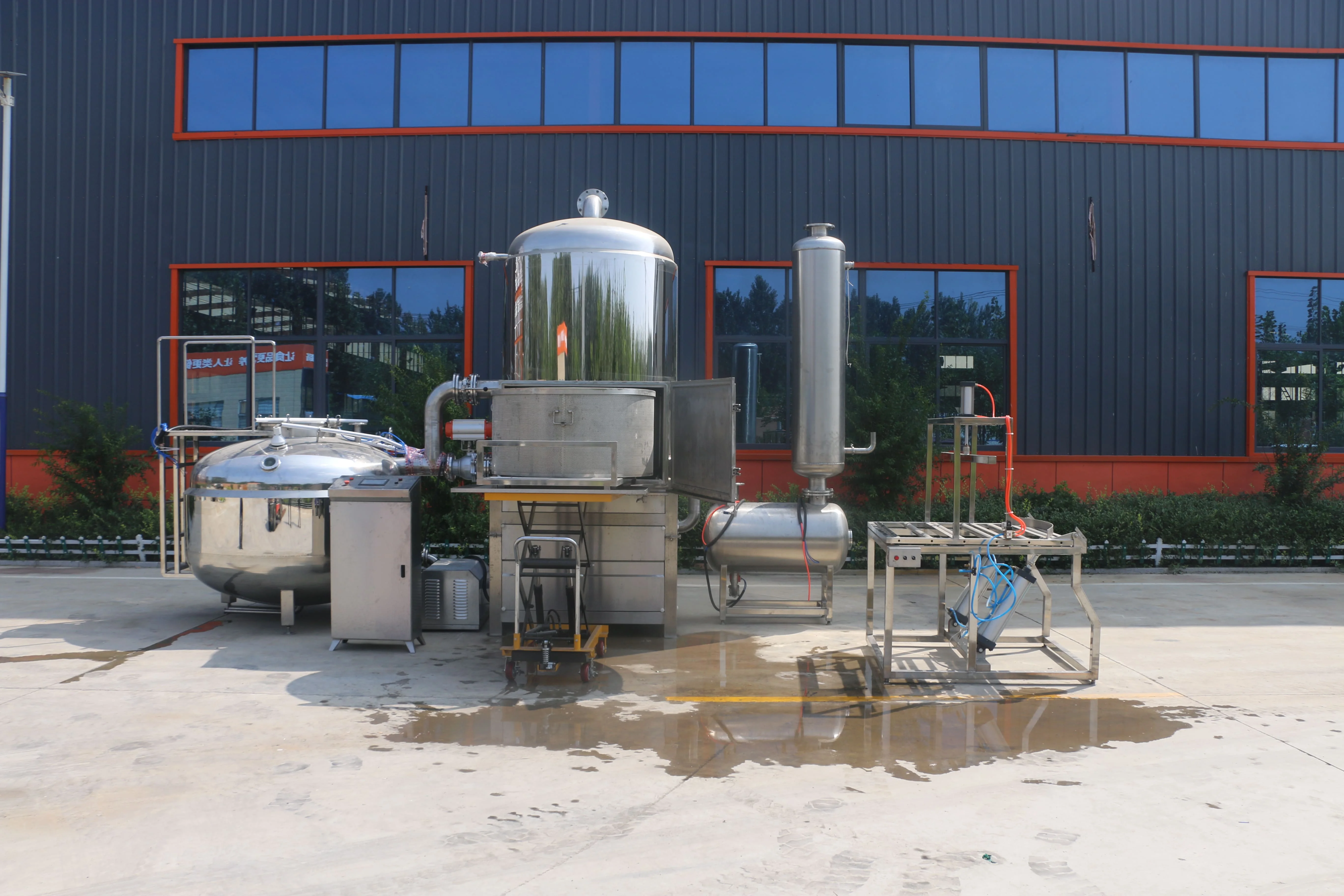 Approved Vacuum Deep Processing Frying Equipment Continuous Mini Vacuum ...