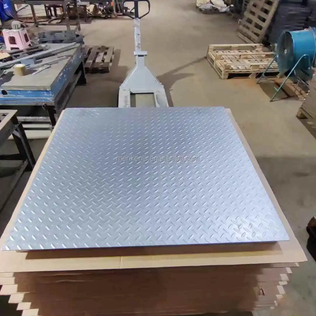 1x1m 1500kg Stainless Steel Pattern Plate Platform Scale 1.2x1.5m 1ton ...