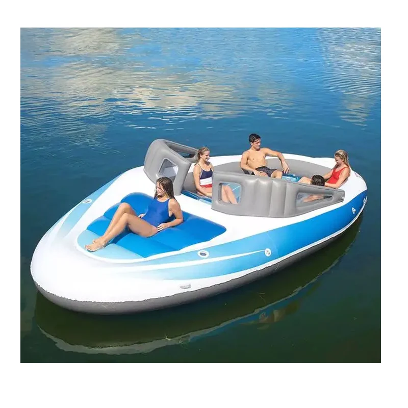Alibaba.com: Customized 6-person inflatable PVC bay breeze boat ...