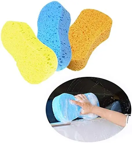 Natural Cellulose Wood Pulp Sponge Polishing Pad Dishwashing Household ...