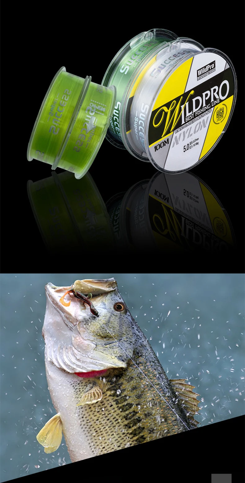 New Nylon Line Long Line Tuna Fishing100 Meters Nylon Monofilament ...