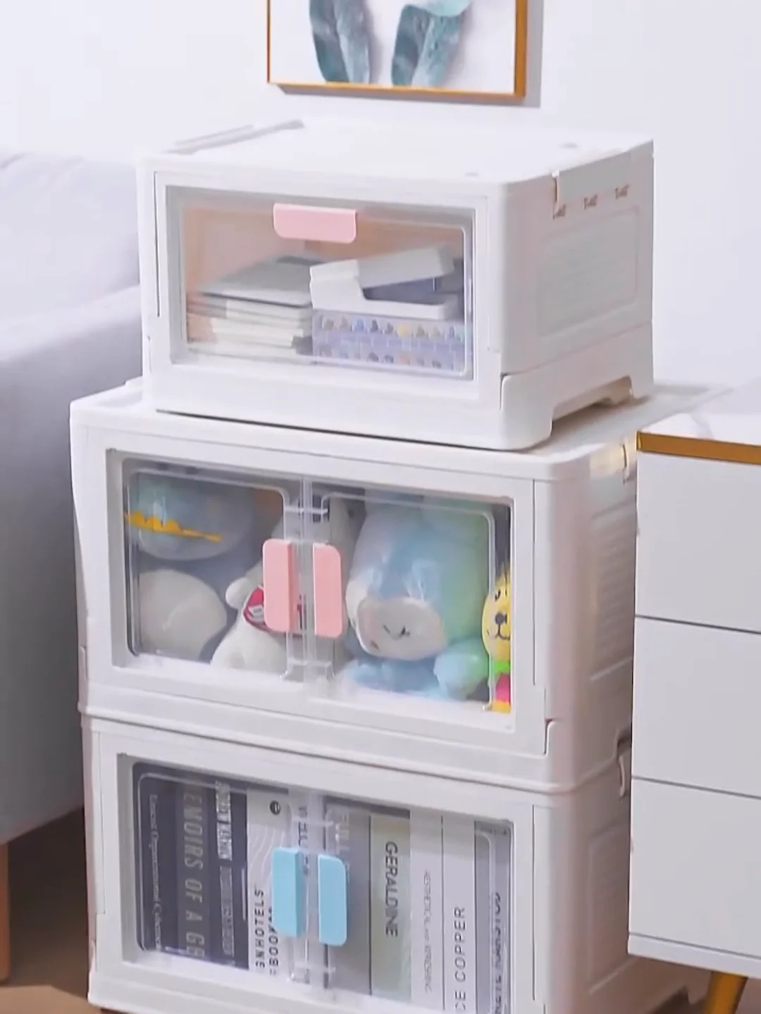 Newarrival Multifunction Diy Cabinet Plastic Foldable Storage Box For ...