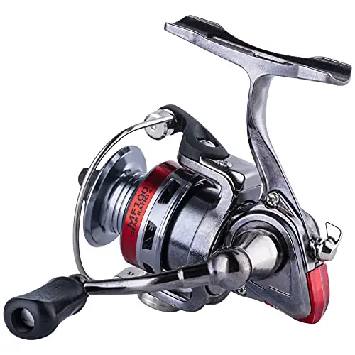100 Series Collapsible Handle Mini Spinning Fishing Reel Metal Body ...