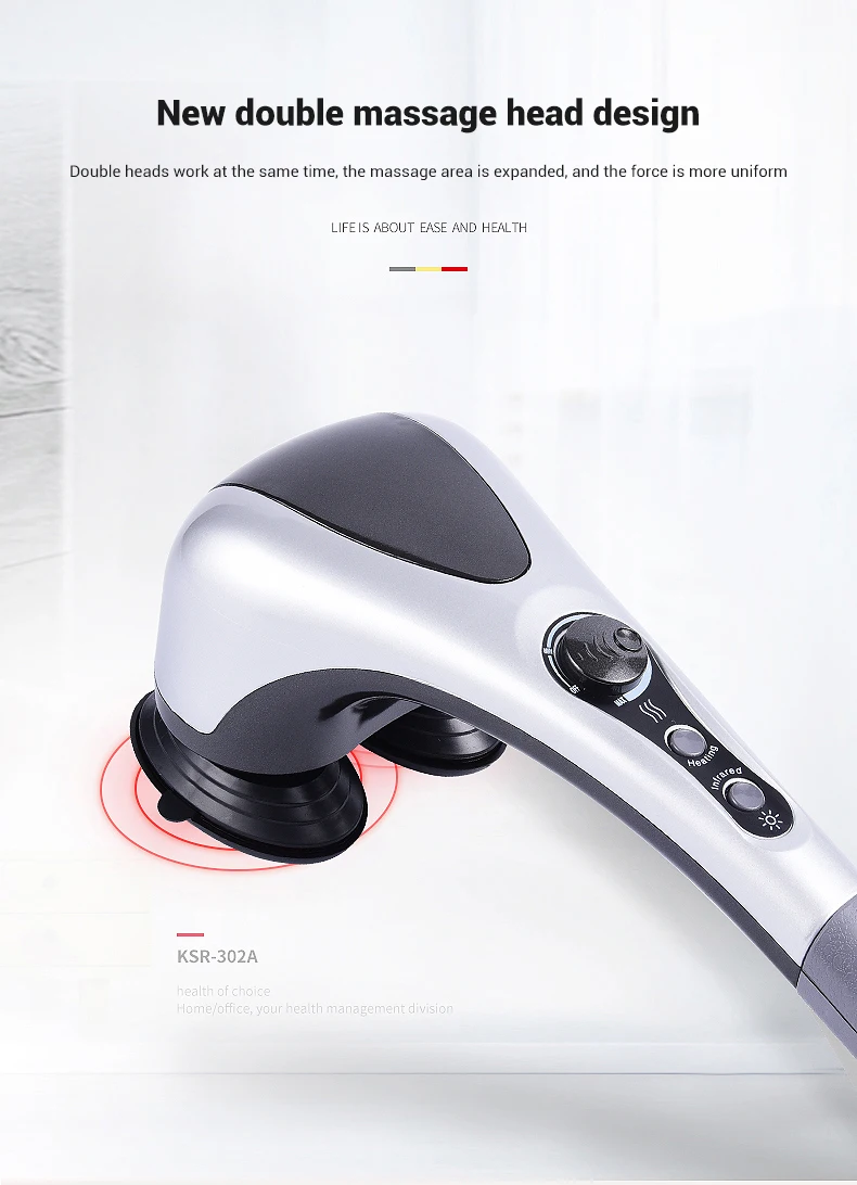 2023 New Intelligent Infrared Lumbar Back Massage Hammer with Double ...