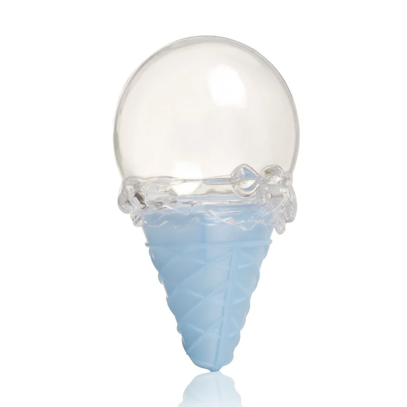 Clear Plastic Ice Cream Candy Slime Container for Gift Kids Transparent ...
