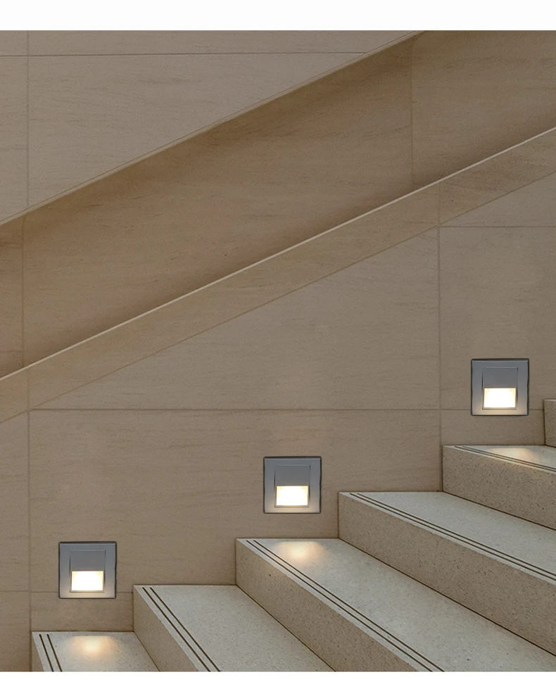 Small Recessed Corridor Staircase Wall Stairs Light Hallway Indoor Led ...